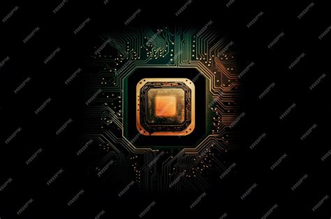 Premium Ai Image Central Computer Processors Cpu Concept Motherboard