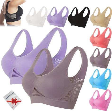 Breathable Anti Sagging Breasts Bra Wireless Comfort Liftup Bra