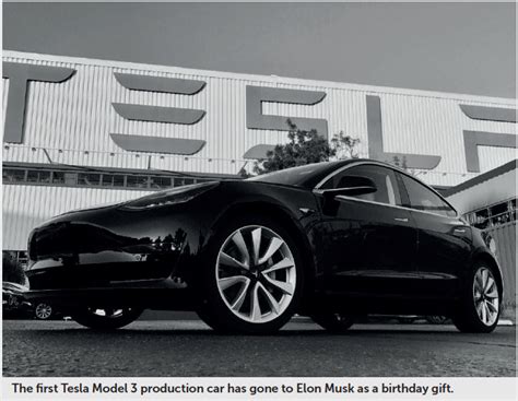 First Tesla Model 3 Ted To Elon Musk Evs And Beyond