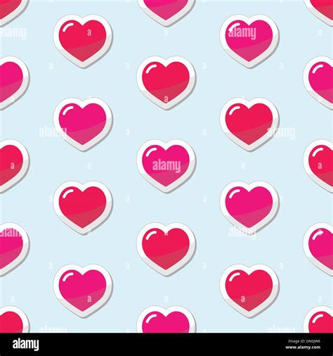 Seamless Heart Love Background Stock Vector Images Alamy