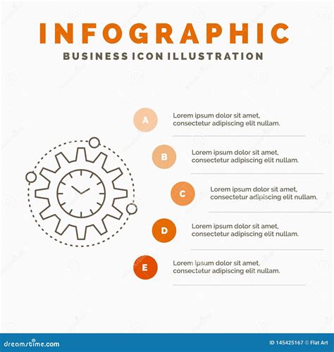 Efficiency Management Processing Productivity Project Infographics