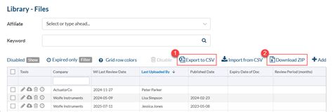 Export Import Instance Library Docboss Support Site