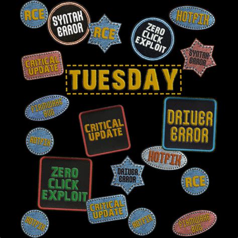 Patch Tuesday Cybersecurity Fancy Dress T Shirt