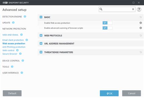 Web Access Protection Eset Endpoint Security Eset Online Help