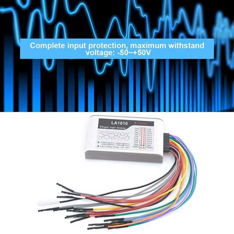 Buy LA USB Logic Analyzer Channels MHz Digital Logic Analyzer Adjustable Threshold