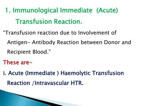Blood Transfusion Reaction PPTX