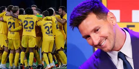 Lionel Messi Apareció En Los Festejos Del Barcelona Y Sorprendió A Uno