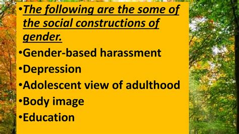 Gender As A Social Construct Ppt