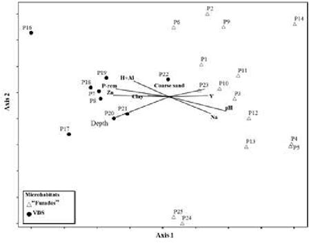 Ordering Diagram Produced By The Canonical Correspondence Analysis Download Scientific Diagram