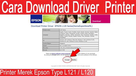 Cara Download Driver Printer Epson L120 Youtube