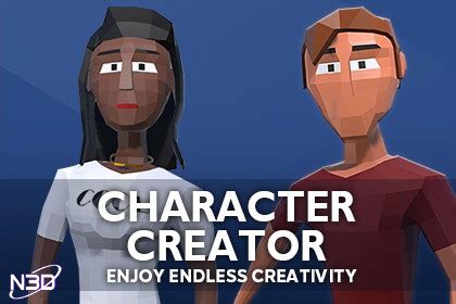 Character Creator Neon3D | Unity AssetStore Price down information