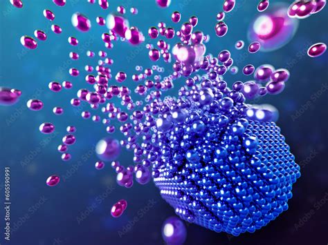 Synthesis Of Nanocatalyst Illustration Stock Illustration Adobe Stock
