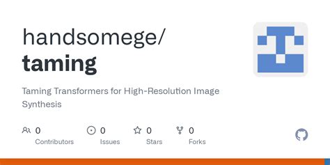 Github Handsomege Taming Taming Transformers For High Resolution