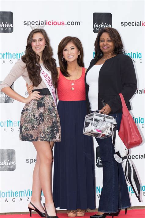Northern Elizabeth Krantz And Miss Northern Va Director Pose With Annie Yu Fox 5 Dc Copyright