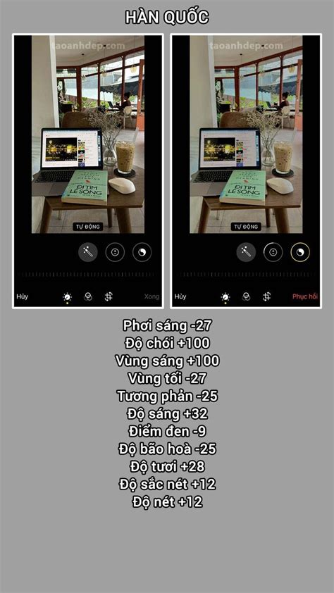 Tổng hợp công thức chỉnh màu ảnh trên iPhone Tạo Ảnh Đẹp Iphone Chụp ảnh bằng iphone Mẫu anh