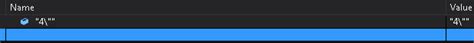 Escaping Escape Characters Arent Working In Debugger C Stack