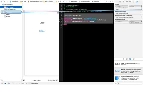 Xcode61创建仅xib文件无storyboard的hello World应用xcode Xib Helloworld Csdn博客