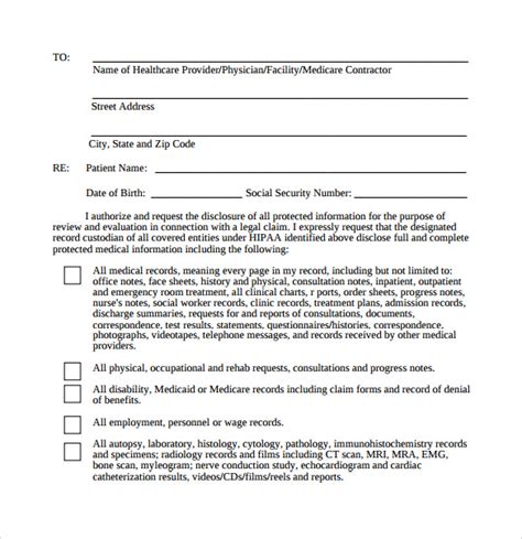 FREE 7 Hipaa Authorization Forms In PDF MS Word