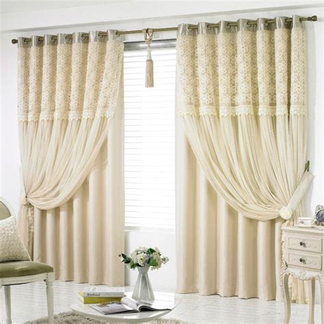 Elegant White Curtains for a Bright Living Room