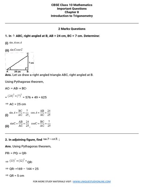 Trigonometry Pdf Trigonometric Functions Triangle