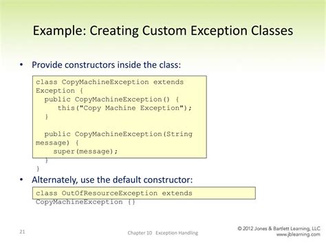 Ppt Chapter 10 Exception Handling Powerpoint Presentation Free Download Id2825034