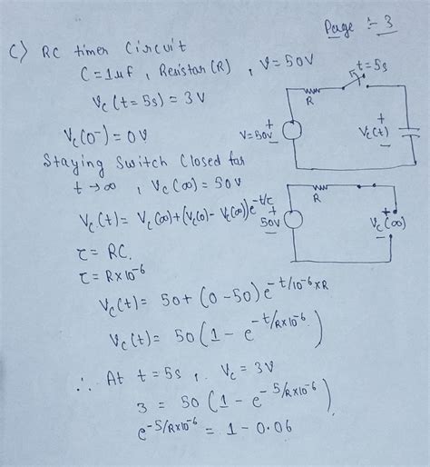 [solved] B For The Circuit Shown In Figure Q2 2 Below 0 5 Mq 1 Mq 100