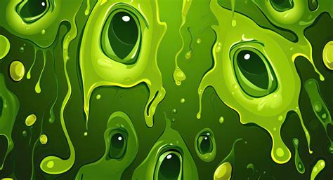 Premium Ai Image Seamless Green Slime Pattern For Halloween Premium Ai Image Seamless Green Slime Pattern For Halloween