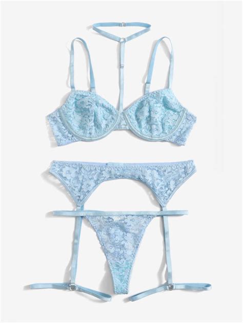 Contrast Lace Sheer Mesh Slips With Thong Artofit