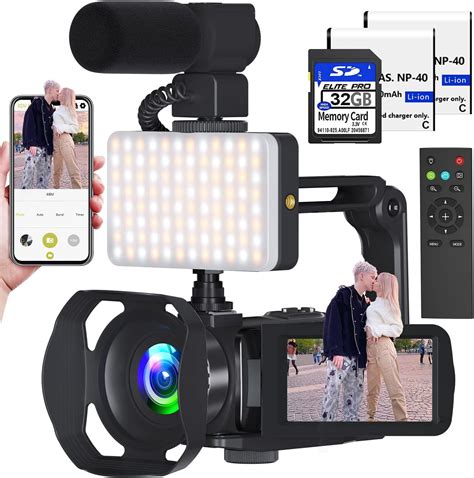 4k Ultra Hd Camcorder Video Camera With True 48mpvlogging