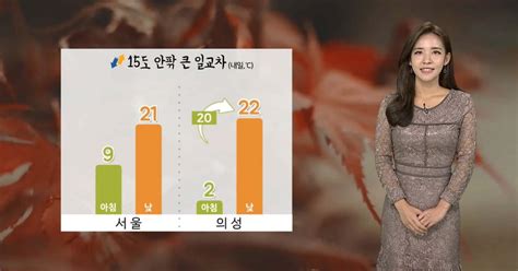 날씨 내일 전국 쾌청한 하늘15도 안팎 큰 일교차