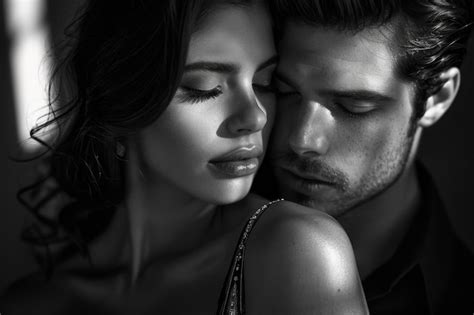 Man And Woman Embracing Each Other Premium Ai Generated Image