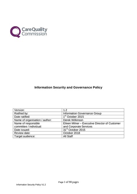 16 Security Policy Examples To Download