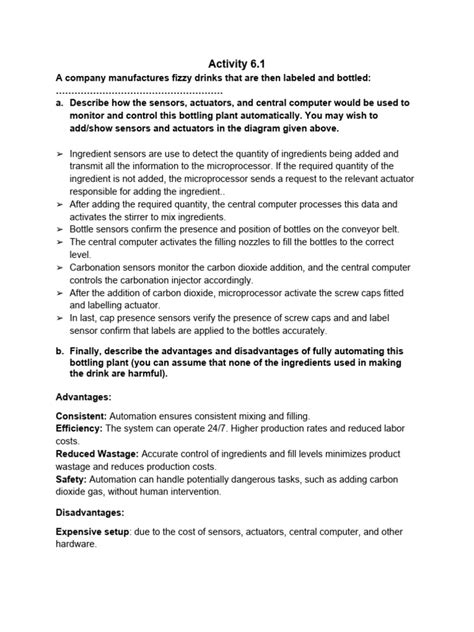Solutions Book Activity 61 To 67 Pdf Automation Weather
