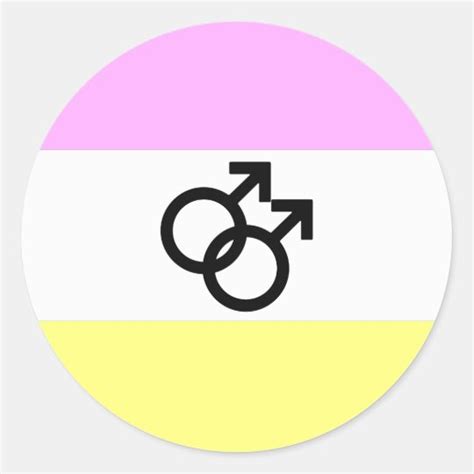 Twink Pride Flag Classic Round Sticker