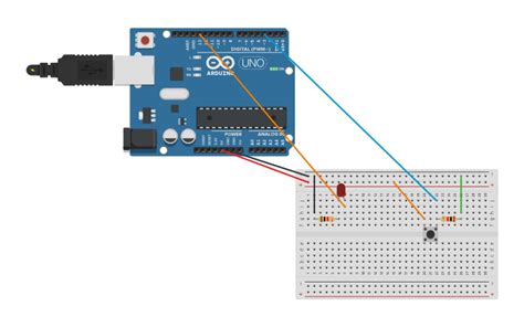Circuit Design Pulldown Resistance Tinkercad