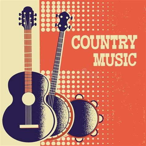 Instrumenty Muzyczne Country Ilustracja Wektor Ilustracja Złożonej Z Instrumenty Błękit 91192727