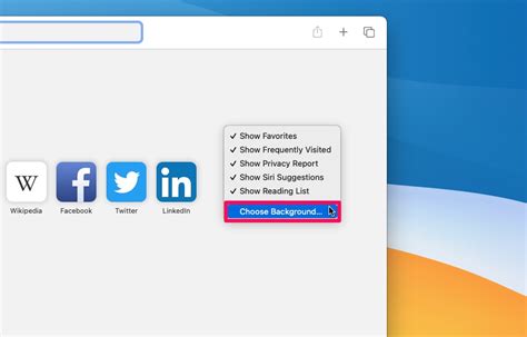How To Change Safari Background Image In MacOS