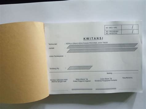Blangko Kwitansi