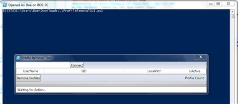 PowerShell Profile Removal GUI Learn Powershell Achieve More