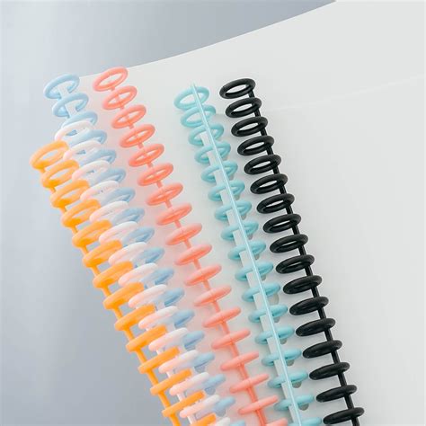10pcs 12mm 30 26 Holes Plastic Binding Strip A4 Re Grandado