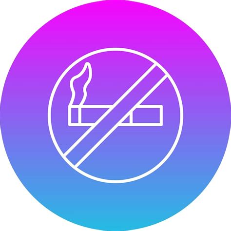 흡연 금지 아이콘 프리미엄 벡터