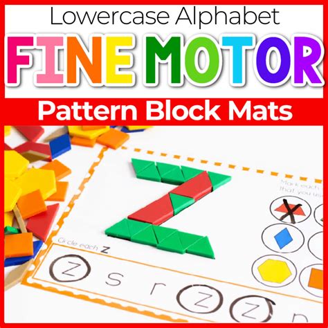 Alphabet Pattern Block Mat Lowercase Life Over Cs Club
