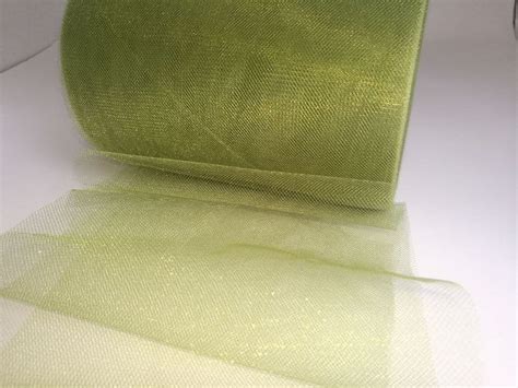 Shimmer Tulle Grass Green