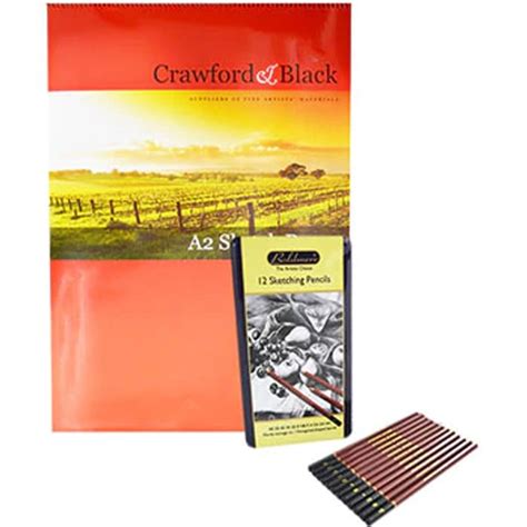 Boldmere A2 Sketchpad And Sketching Pencil Bundle £6 At The Works