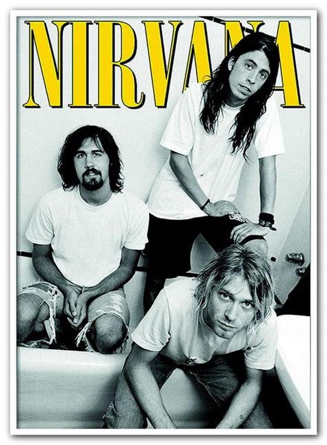 Nirvana — американская рок группа постер — цена 35 грн в каталоге Постеры Купить товары для дома