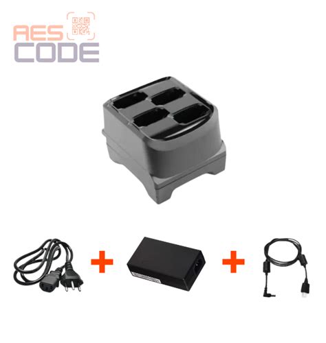 Carregador de Bateria Zebra para Coletor MC32 e MC33 4 Posições