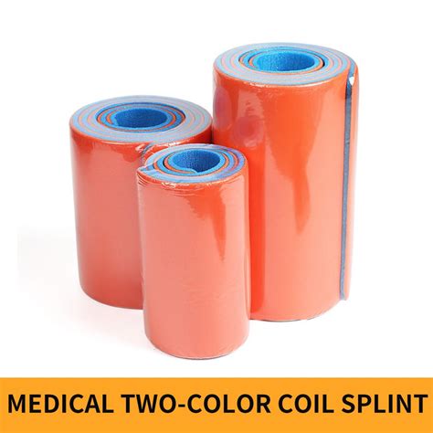 Tactical First Aid Fixed Coil Polymer Plaster Splint Plastic Finger Wrist Leg Fixed Fracture