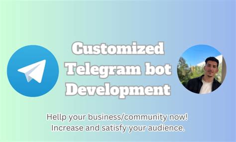 Develop custom telegram bots for your business or community by Abdelilah_med | Fiverr