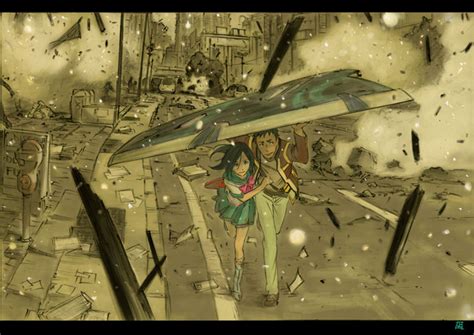 Talho Yuuki And Holland Novak Eureka Seven And 1 More Drawn By
