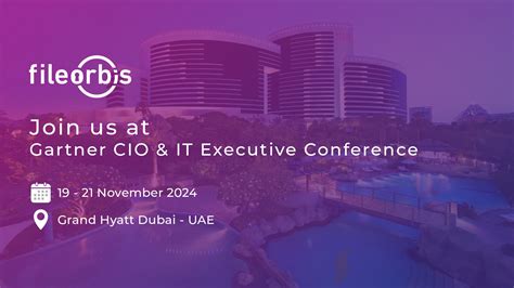 Gartner Cio And It Executive Summit Uae 2024 Fileorbis